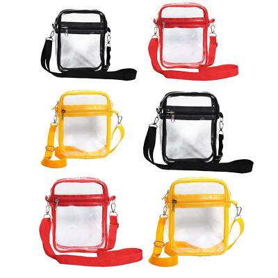 Clear Bag Clear Crossbody Bag PVC Large Capacity Adjustable Strap Tote ...