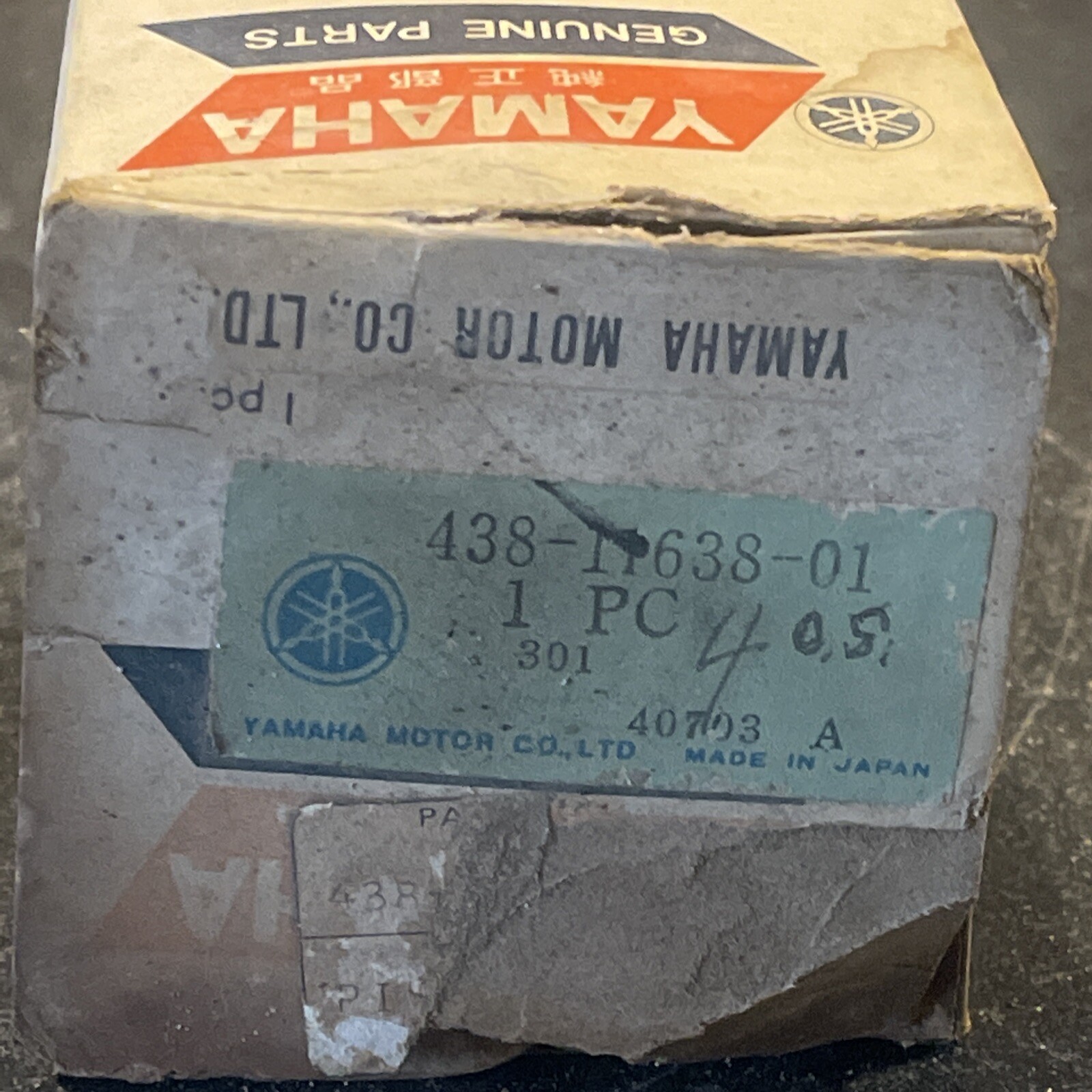 NOS OEM Yamaha Piston Kit 438-11638-01 | eBay