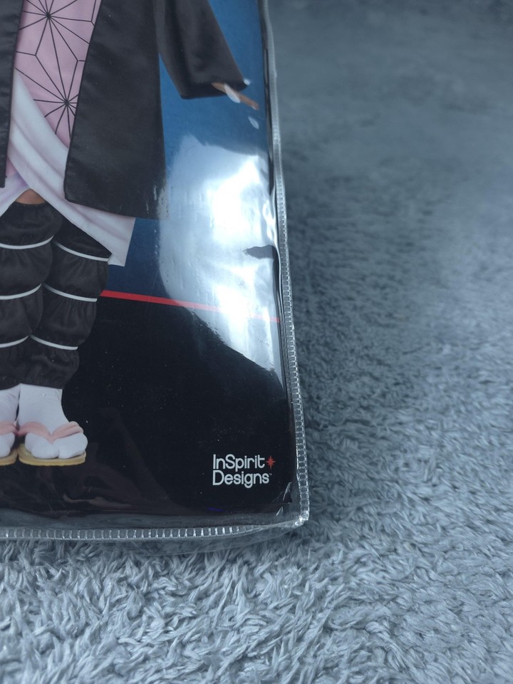 Demon Slayer Nezuko Costume Womens XL Kimono Dress Anime Cosplay Leg ...