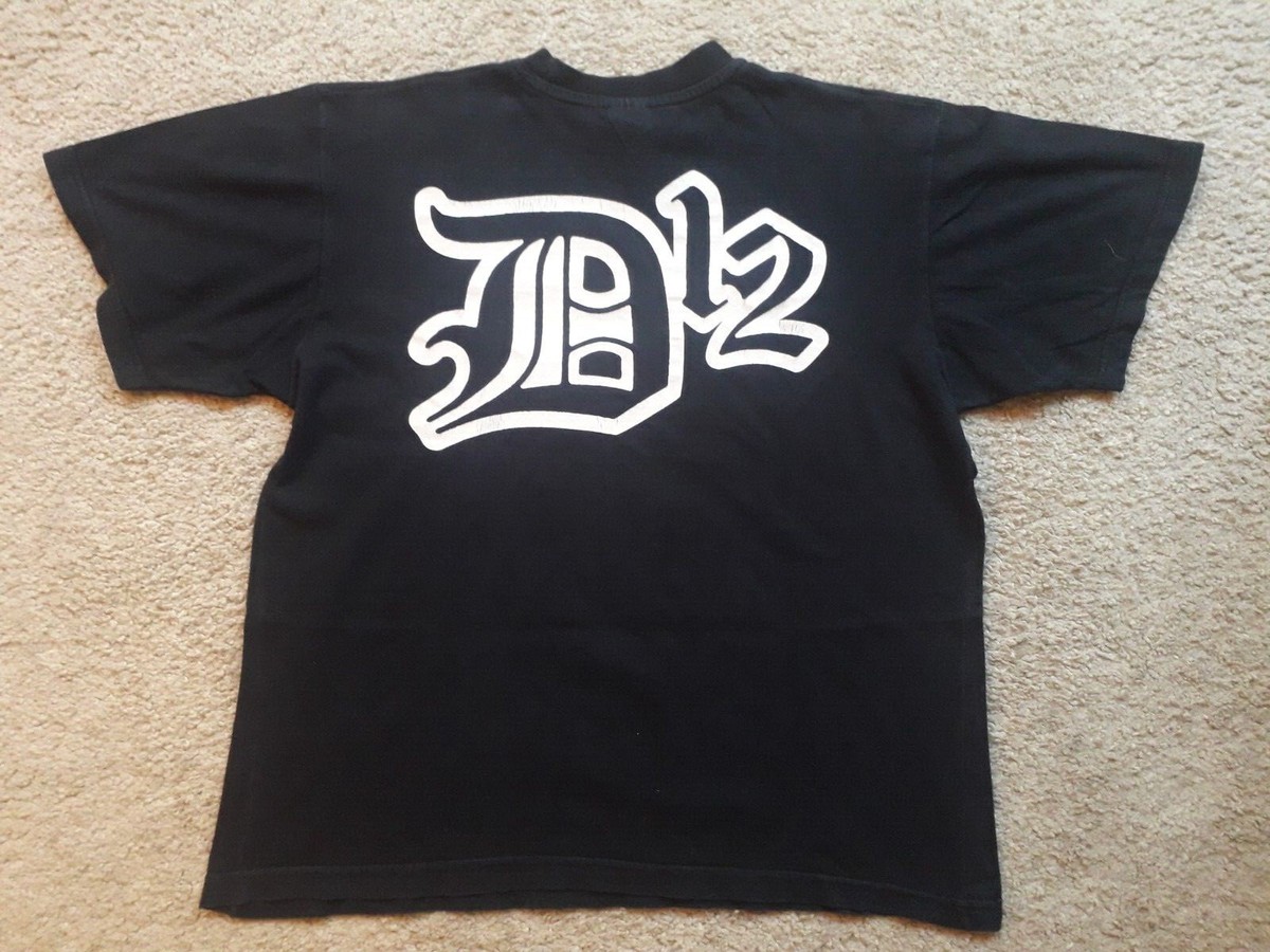 D12 Vintage EMINEM T Shirt Rap Tee Black M Hip Hop 50 Cent D12 Vintage EMINEM T Shirt Rap Tee Black M Hip Hop 50 Cent