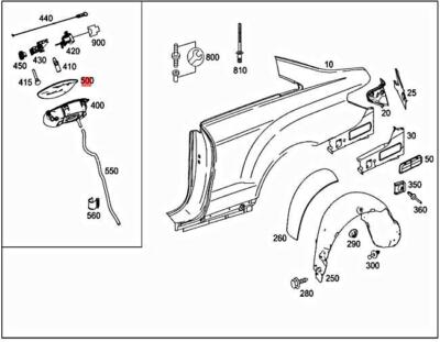 Genuine MERCEDES A207 C207 E-CLASS Convertible A207 Paneling 2077570106 ...