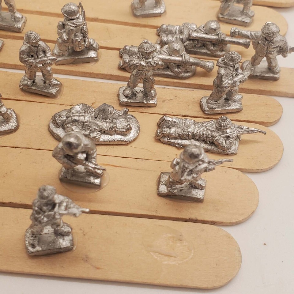Over 100 15mm Pieces WWII Military Artillery Miniatures Lot Unpainted ...