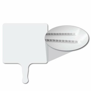 Blank 4mm Corrugated Plastic Hand Fans - Bundles of 10 | eBay