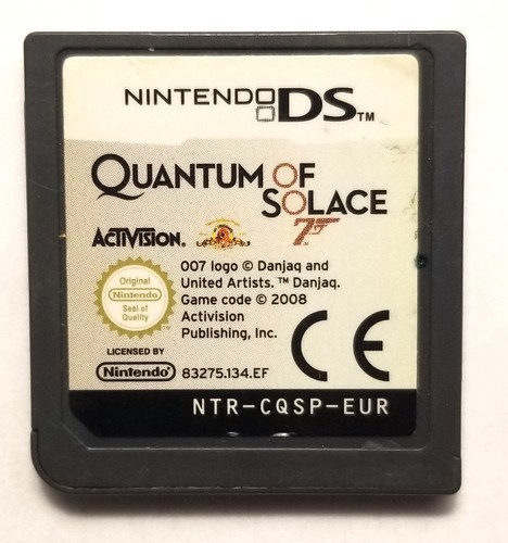 Quantum Of Solace - Jeu ds - Nintendo - Sans Boite | eBay