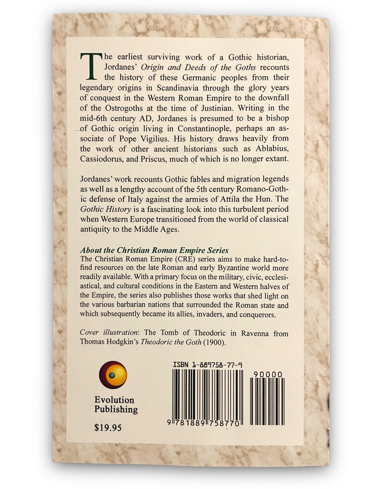 NEW! The Gothic History Of Jordanes Edited By Charles C. Mierow. FREE ...