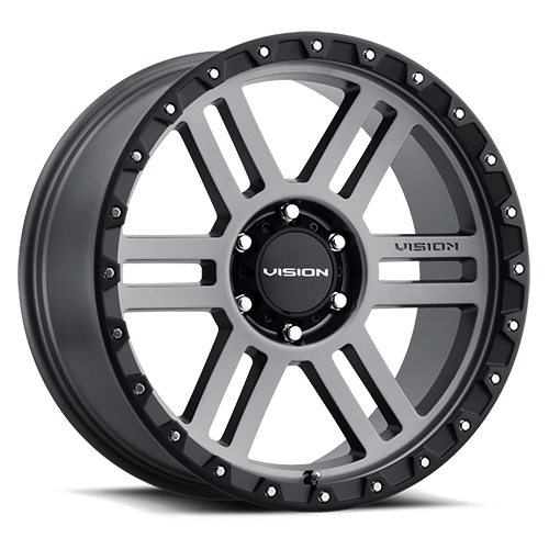 18X9 Vision Off Road 354 Manx 2 5x114.3 5x4.5 Satin Grey Wheel Rim (QTY ...