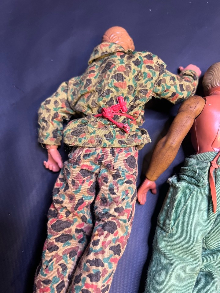 2 Vintage 1971 Mattel GI Joe Big Jeff Action Figure | eBay