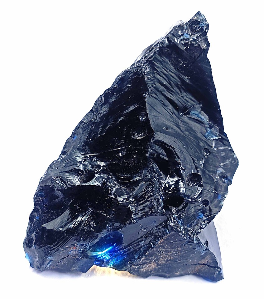 DYED BLUE ALEXANDRITE 743 CT UNCUT ROUGH UNTREATED/UNHEATED EGL ...