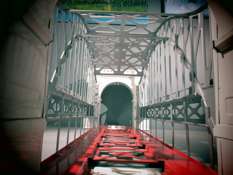 MTH Copy of Lionel 300 Standard Gauge Hellgate Bridge C-8. WITHOUT O.B ...