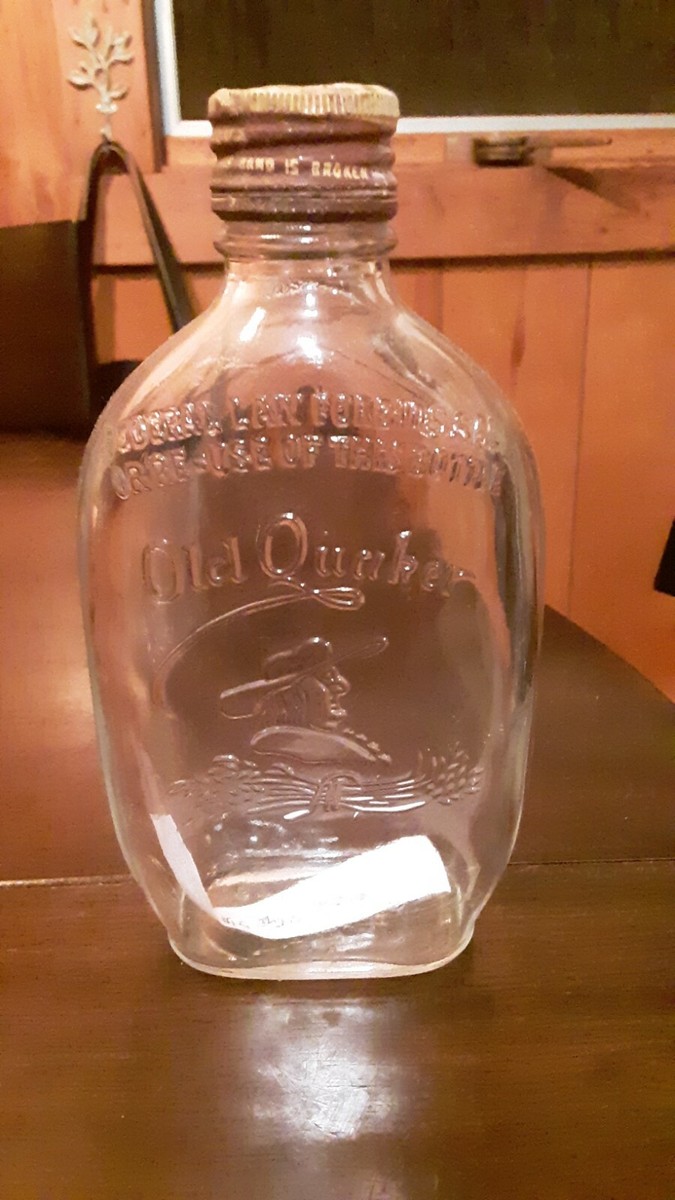Vintage Old Quaker Whiskey Bottle Old Quaker Whiskey (Lot 1088 Rare
