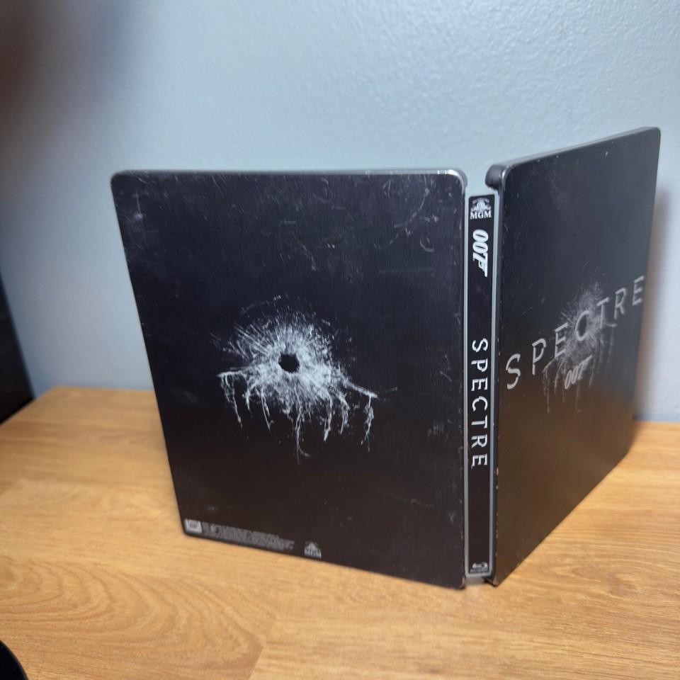 007: Spectre (Blu-Ray, 2015, 1-Disc) Daniel Craig James Bond Steelbook ...