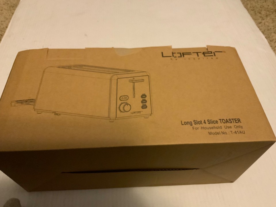 lofter longslot 4 slice toaster | eBay