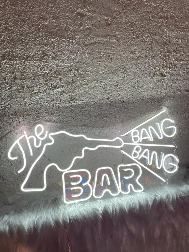 The bang bang bar led neon sign, Twin Peaks Personalized Led Neon ...