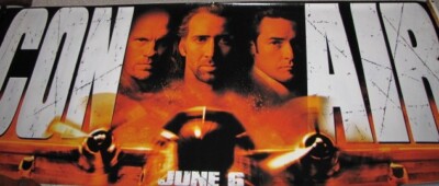 Original 1997 CON AIR Touchstone Pictures 10ft Vinyl MOVIE THEATER ...