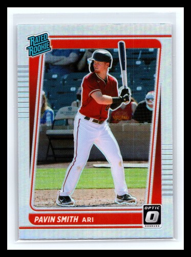 🔥 PAVIN SMITH 2021 DONRUSS OPTIC PRIZM SILVER HOLO RATED ROOKIE RC # 88 ...