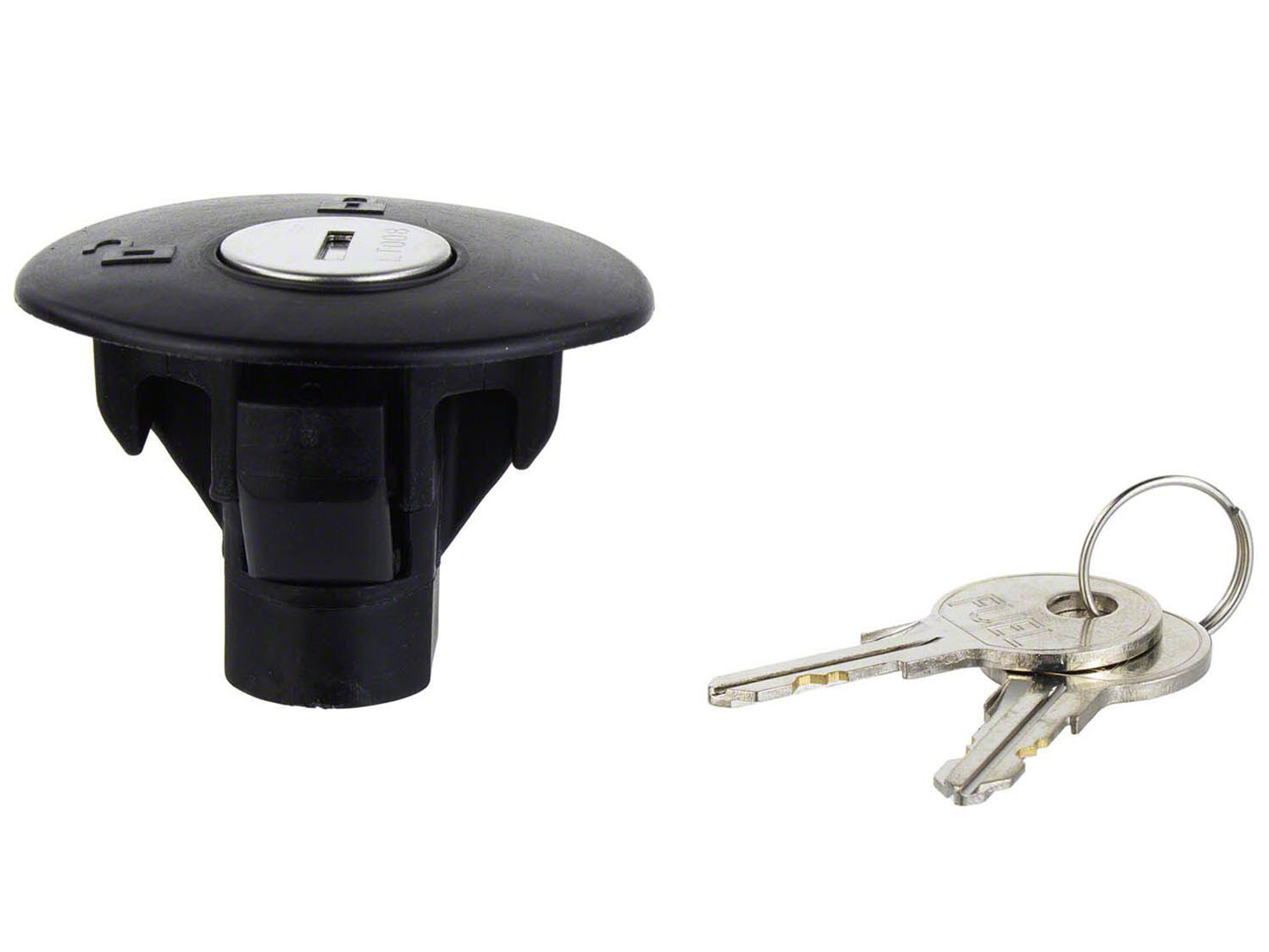 Ford® Locking Gas Fuel Plug Cover Cap Lockable w/ Key for Capless ...