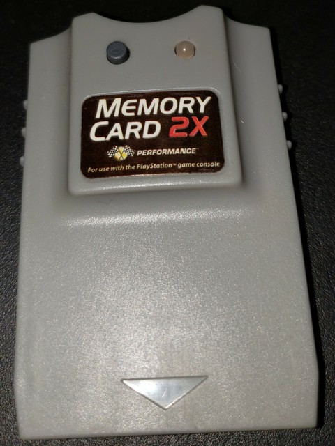 Sony PlayStation PS1 Memory Card Grey Performance 2X 30 Block P 112E | eBay