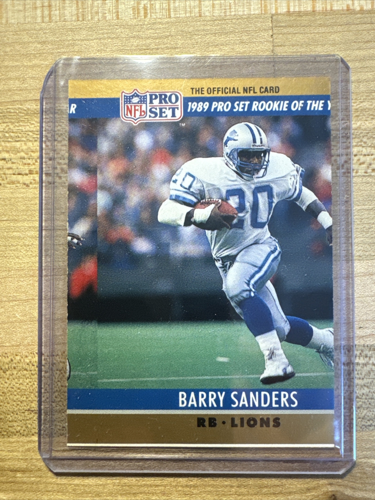 RARE - MISCUT ERROR BARRY SANDERS #1 NFL PRO SET 1990 | eBay