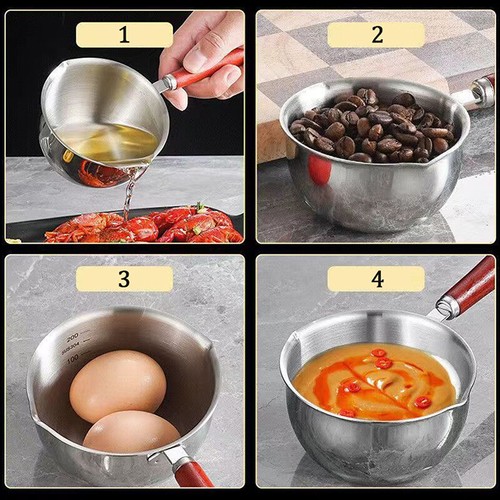 Mini Boil Pot Saucepan Pan Milk Noodle Cooking Soup Oil Pot Butter Melt ...