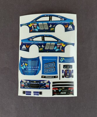 2016 Custom Dale Earnhardt Jr #88 Nationwide Childrens 1/64 Peel ...