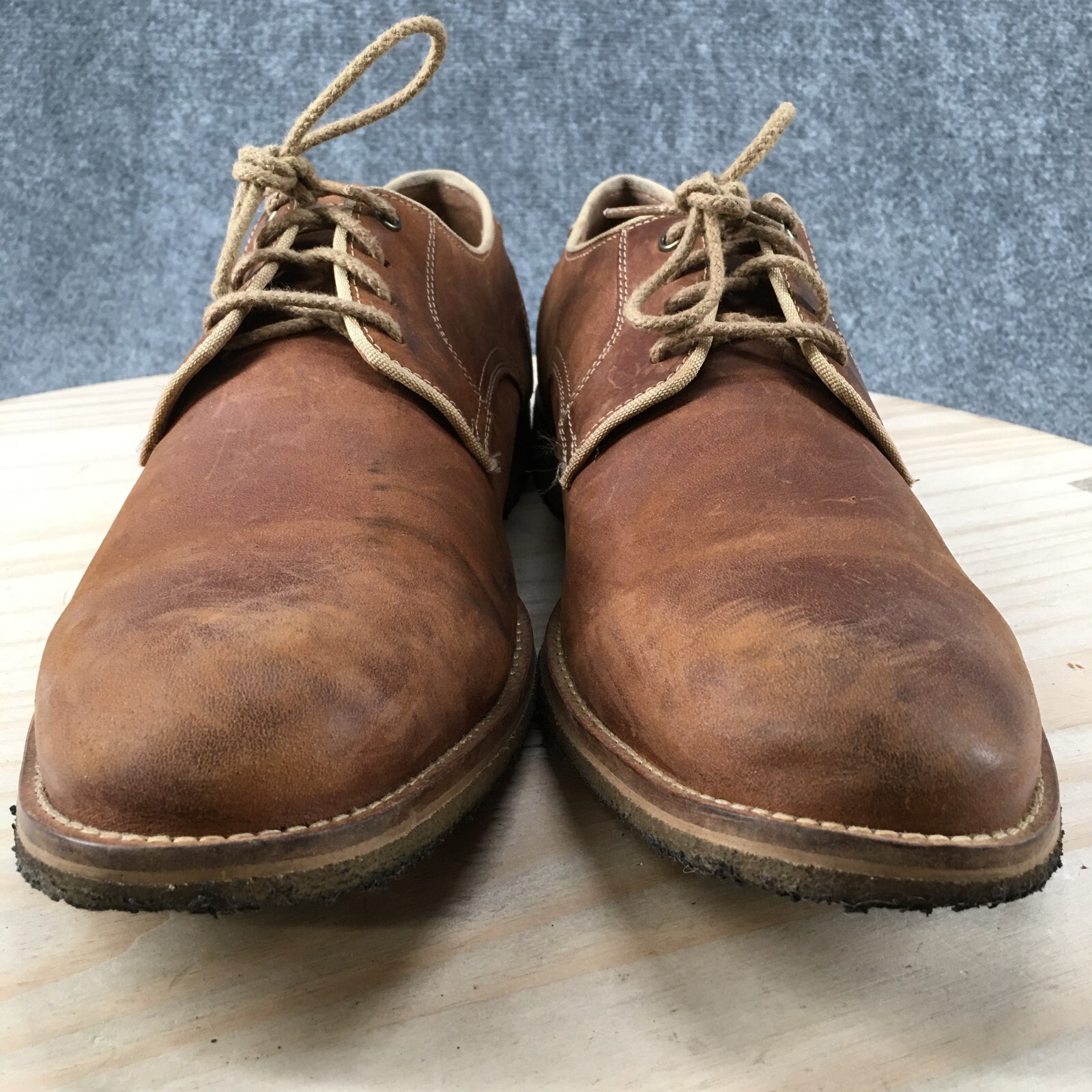 J&M 1850 Johnston & Murphy Shoes Mens 13 M Oxford Lac… - Gem