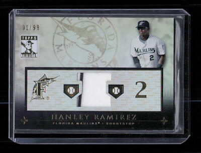 2010 Topps Tribute #TR-HR Hanley Ramirez Jersey #'d 01/99 | eBay