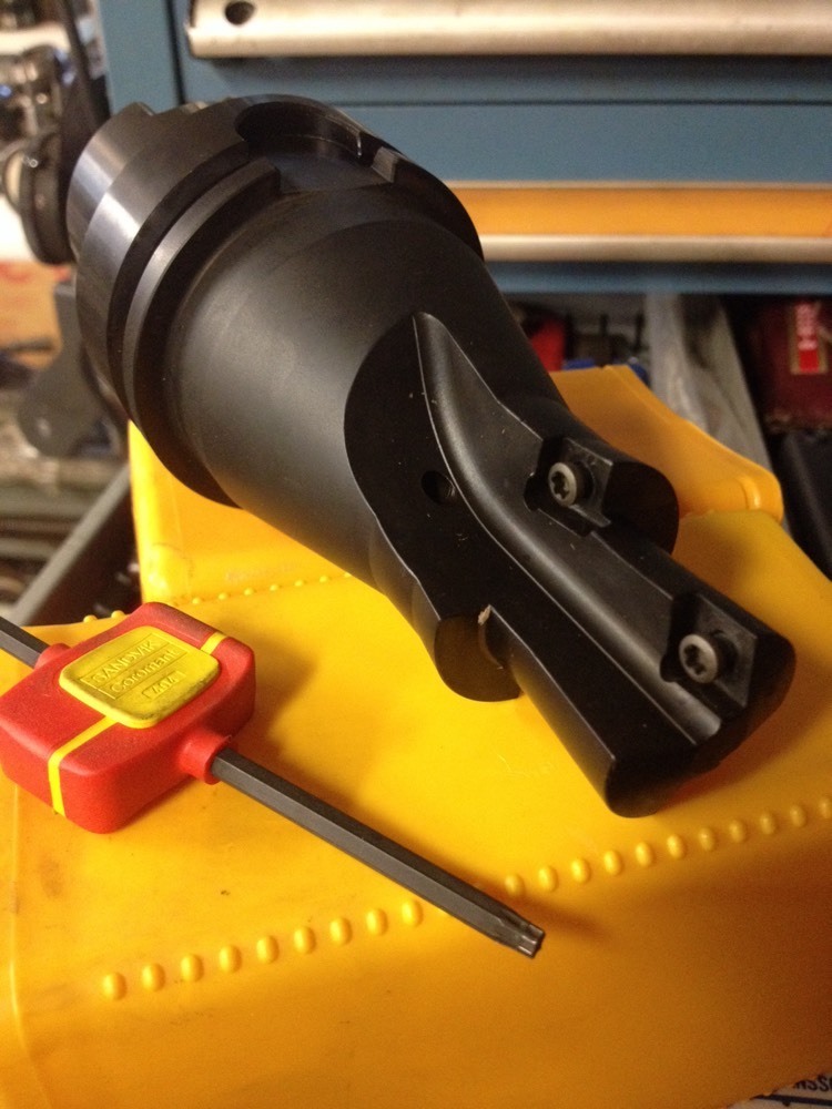 Sandvik CNC Indexable Milling Cutter 250R113223 HSK 63A Mount Machine ...