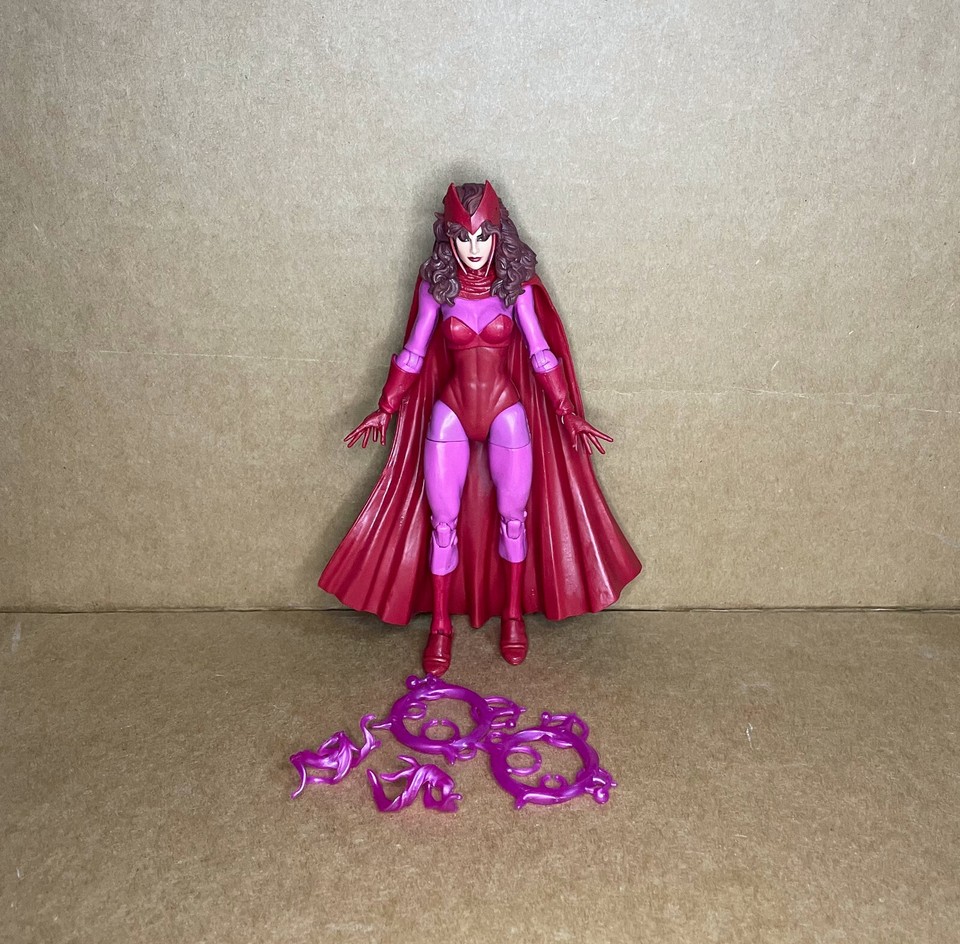Marvel Legends LOT Captain America Wolf Black Widow Retro Scarlet Witch ...