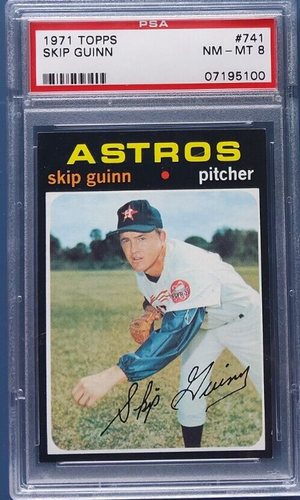 1971 Topps Baseball Skip Guinn #741 PSA 8 | eBay