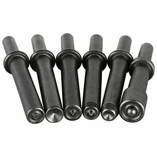 7Pcs 0.401 Shank Smoothing Pneumatic Air Rivet Hammer Chisel Carbon ...