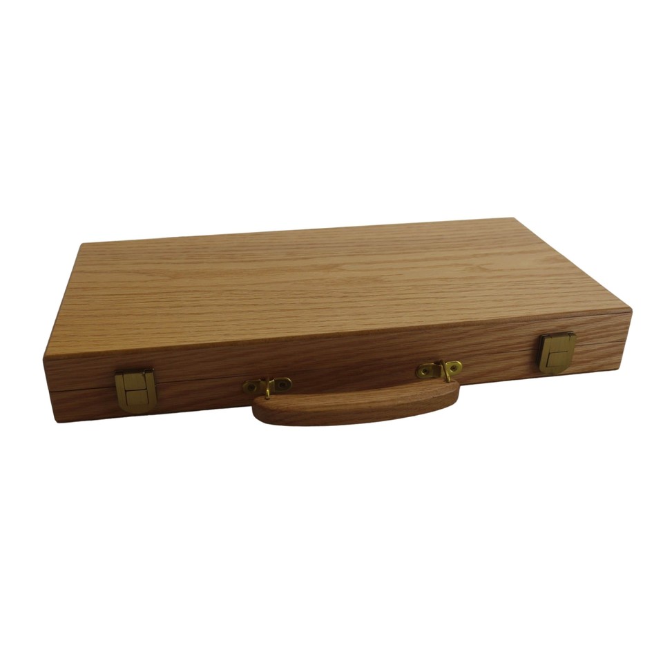 Wood Poker Chip Case, Walnut, 400-Chip Capacity NEW (cw4) | eBay