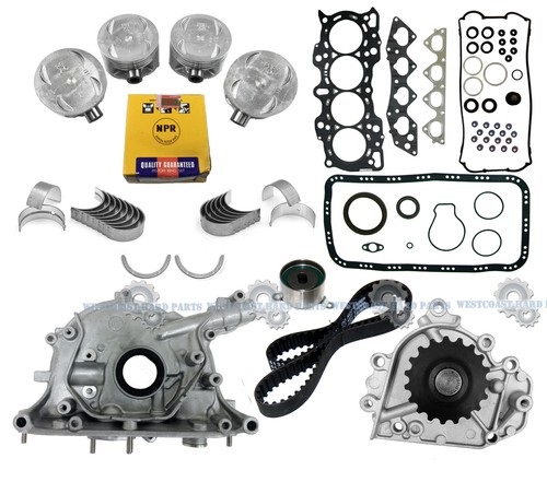 NEW 97-98 HONDA CR-V 2.0L DOHC 16V B20B4 COMPLETE MASTER ENGINE REBUILD ...