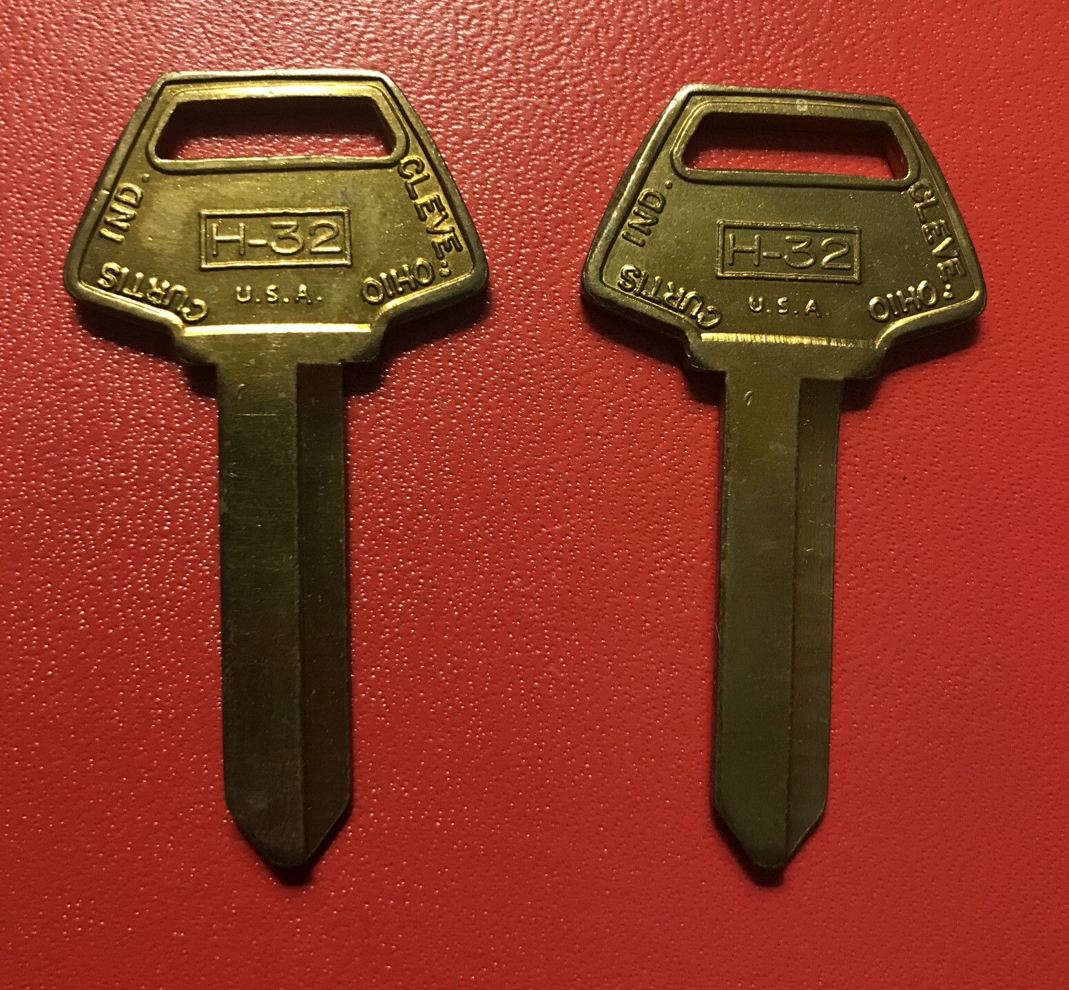 Curtis brand key blanks, H-32, locksmith, set of 2 [KB5] | eBay