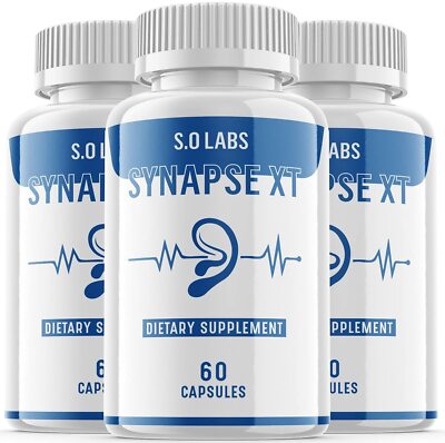 Synapse XT for Tinnitus Supplement Pills, Premium Synapse XT Relief ...