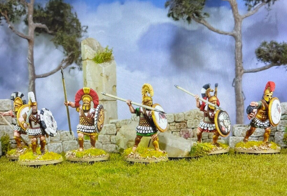 (WM) 28mm Victrix Ancient Greek Hoplites, 48 highly detailed figures ...