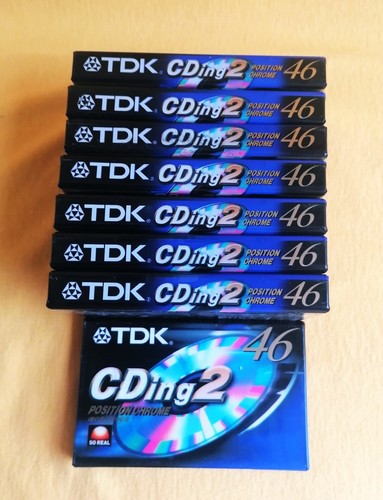 8 Cassette Audio TDK CDing2 46 - POSITION CHROME | eBay