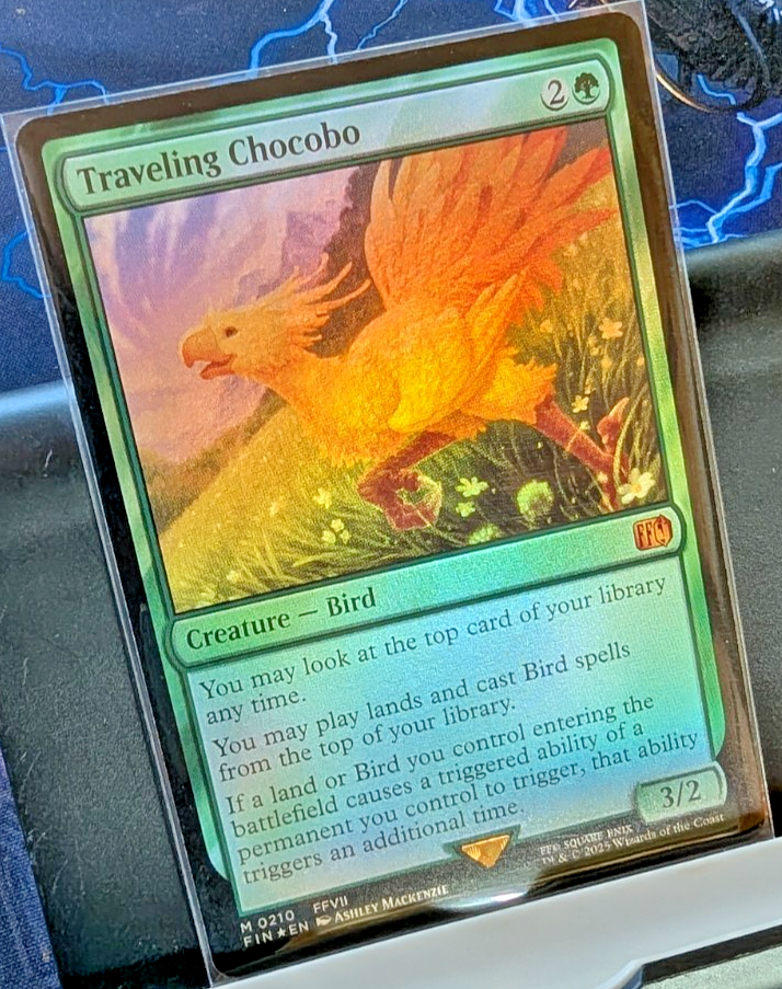 Traveling Chocobo FOIL NM & 5x MTG JP Showcase Mythics – Collector's ...