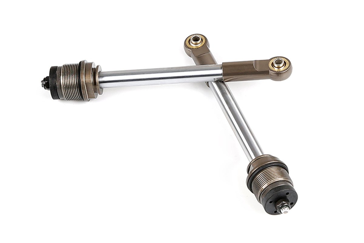 Metal Rear 10mm Shock Absorber top Rod 2PC for 1/5 Hpi RV Km Baja 5b 5t ...