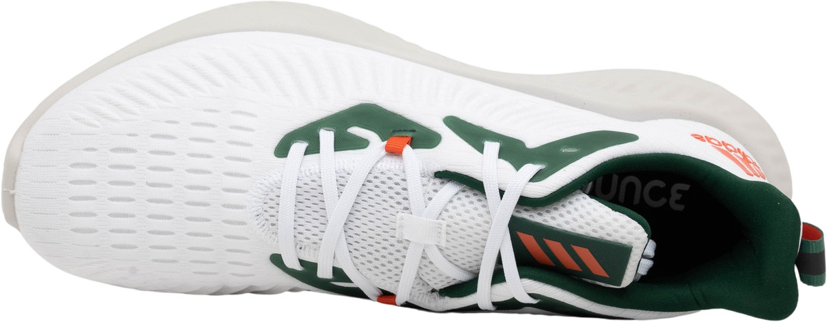 adidas Alphabounce Plus U White Dark Green for Sale | Authenticity ...