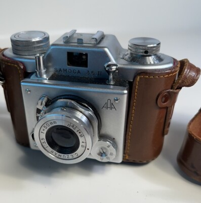 Vintage Samoca 35 II 35mm Film Camera & Leather Case *Untested* | eBay