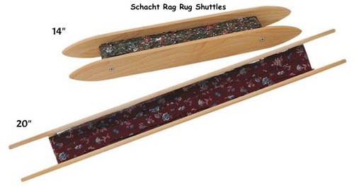 Schacht Rag Rug SHUTTLE - Weaving Weft Tool, Holds Big Yarn or Strips ...