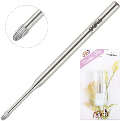 Professional Silver Cuticle Clean Safety Carbide Nail Drill Bit Coarse ...