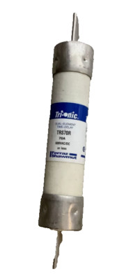 Ferraz Shawmut TRS70R 70A 600V~ Time-Delay RK5-Class Fuse Used | eBay