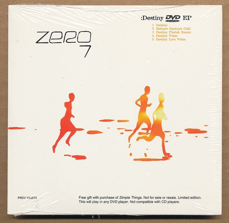 Zero 7 - Destiny RARE out of print DVD EP '01 (SEALED - NEW) | eBay
