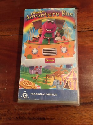 BARNEY'S ADVENTURE BUS - VHS VIDEO | eBay