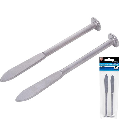 BlueSpot 2pc Footprint Line Pins Brick Layer Pegs Setting Out Building ...