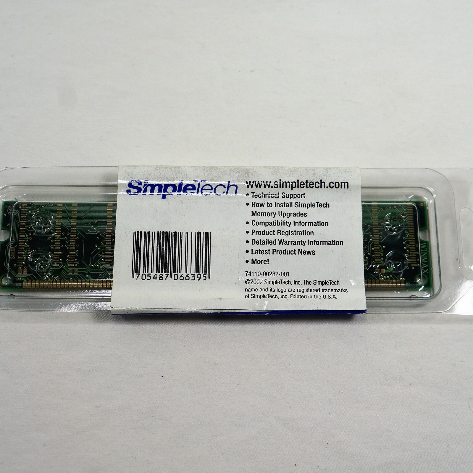 SimpleTech 256 MB DIMM 133 MHz SDRAM Memory (STC1742256) for sale ...