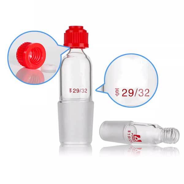 14#-40# Glass Thermometer Adapter for Chemistry Lab Standard Joint au ...