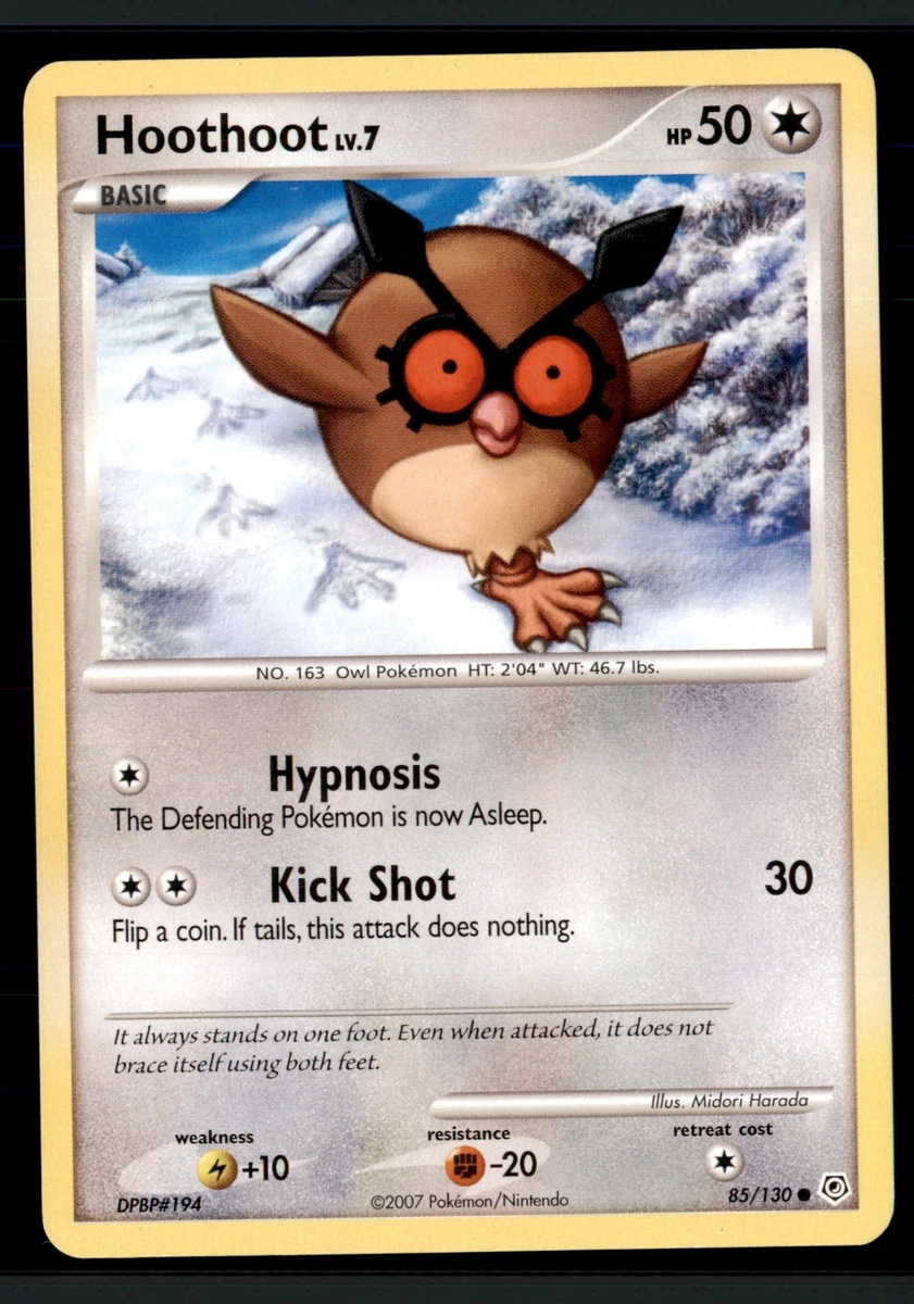 Hoothoot Pokemon Card