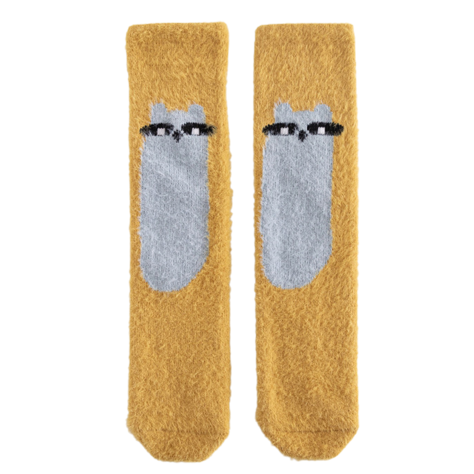 1 Pair Kids Socks Lint Free Ultra-thick Fade-resistant Non-slip Baby ...